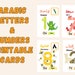 ARABIC Letters & Numbers Printable CARDS | Alphabet Fun Flashcards for ...