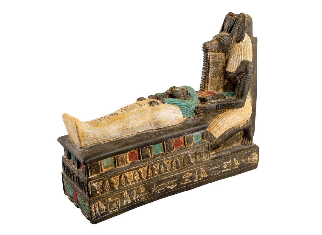 Marvelous Anubis Jackal Symbol of Afterlife Protecting the Mummy ...