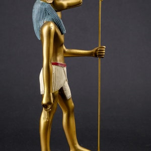 A Unique Ancient Egyptian Statue of Anubis Jackal Symbol of Afterlife ...
