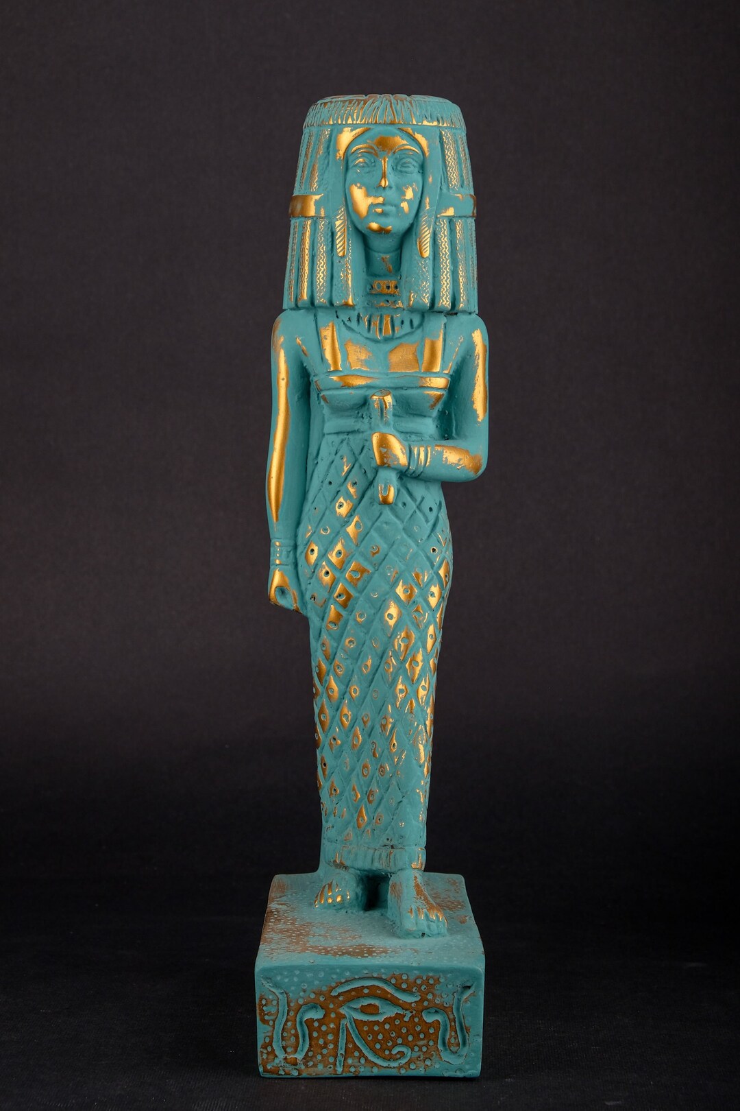 Ancient Egyptian Statue of Tiye Also Spelled taia, Tye Heavy Stone Hand ...