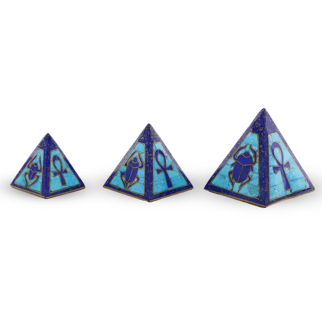 Vintage Pyramids of Egypt Set Set of 3 Pyramid Egyptian Pyramids With a ...