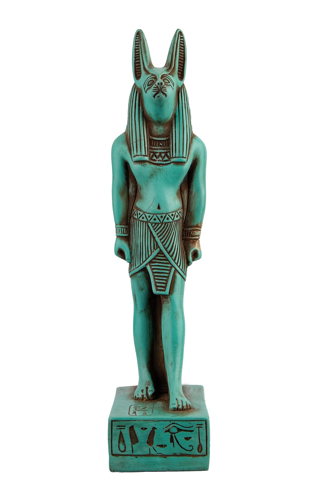 A Unique Ancient Egyptian Statue of Anubis Jackal God of Afterlife and ...