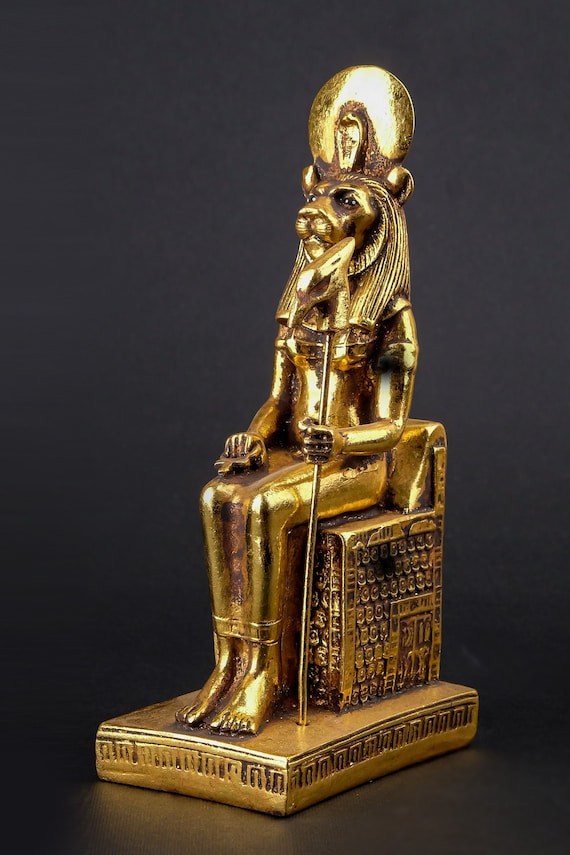 Ancient Egyptian Statue of Sekhmet Symbol of War Seated - Etsy