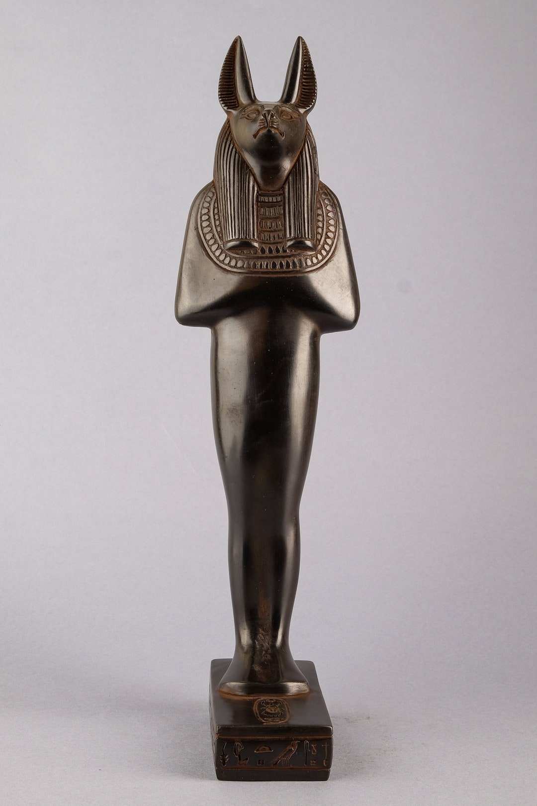 A Unique Ancient Egyptian Statue of Anubis Jackal God of Afterlife and ...