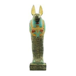 A Unique Ancient Egyptian Statue of Anubis Jackal God of Afterlife and ...