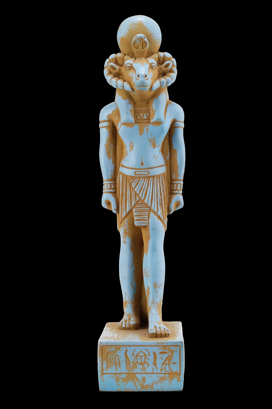 Statue of Khnum Egyptian Symbol of the Nile and Fertility in Form of ...