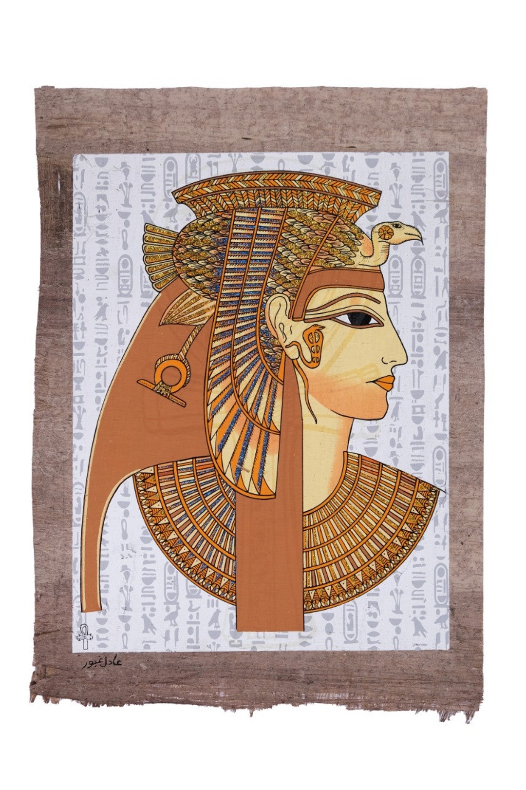 Ancient Egyptian Papyrus Glow in the Dark of Queen Cleopara - Etsy