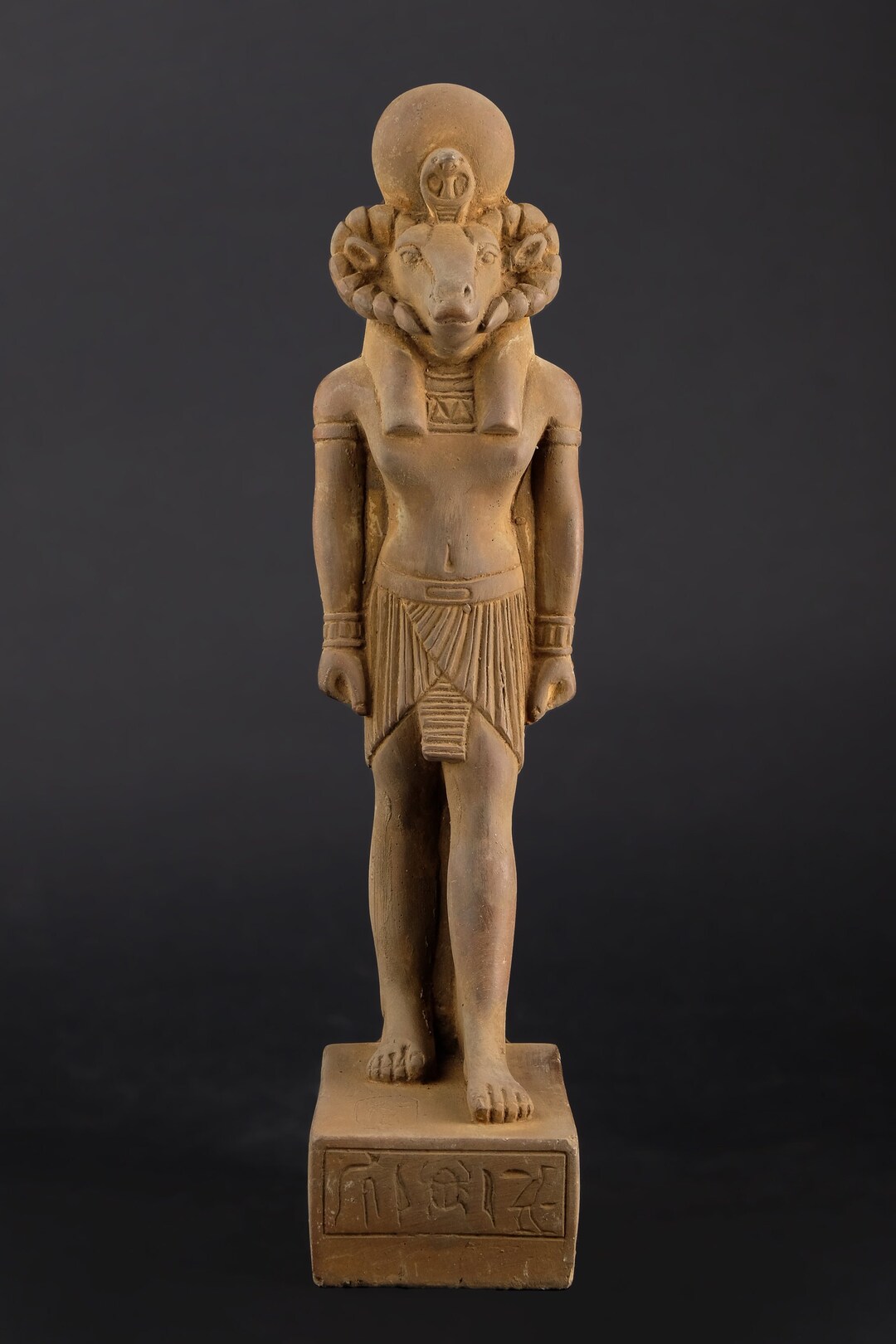 Ancient Egyptian Statue of Khnum Heavy Stone. Khnum Was Symbol of the ...