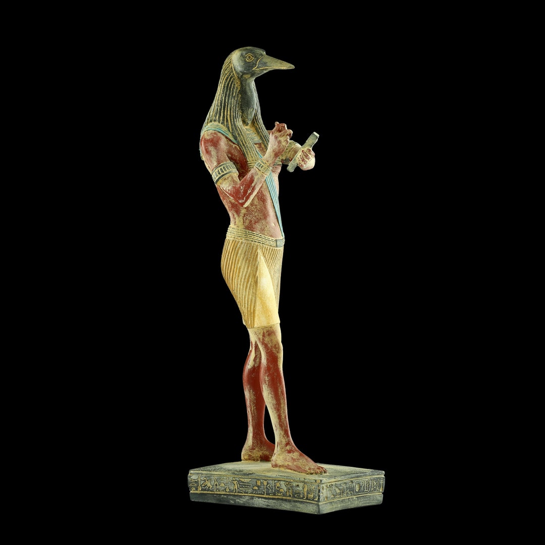 Ancient Egyptian Statue of Thoth Symbol of Moon, Magic, and Master of ...