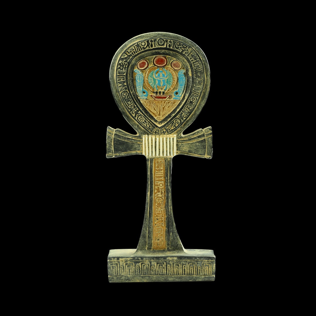 Ancient Egyptian Ankh Black Solid Stone Made in Egypt - Etsy