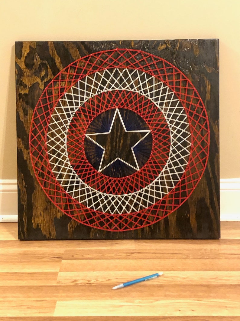Captain America String Art - Etsy
