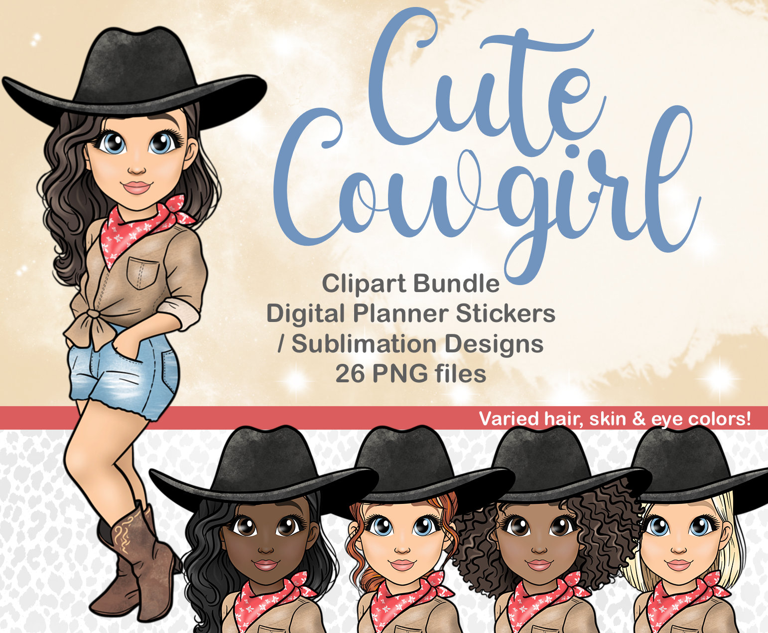 Clipart Cowgirl