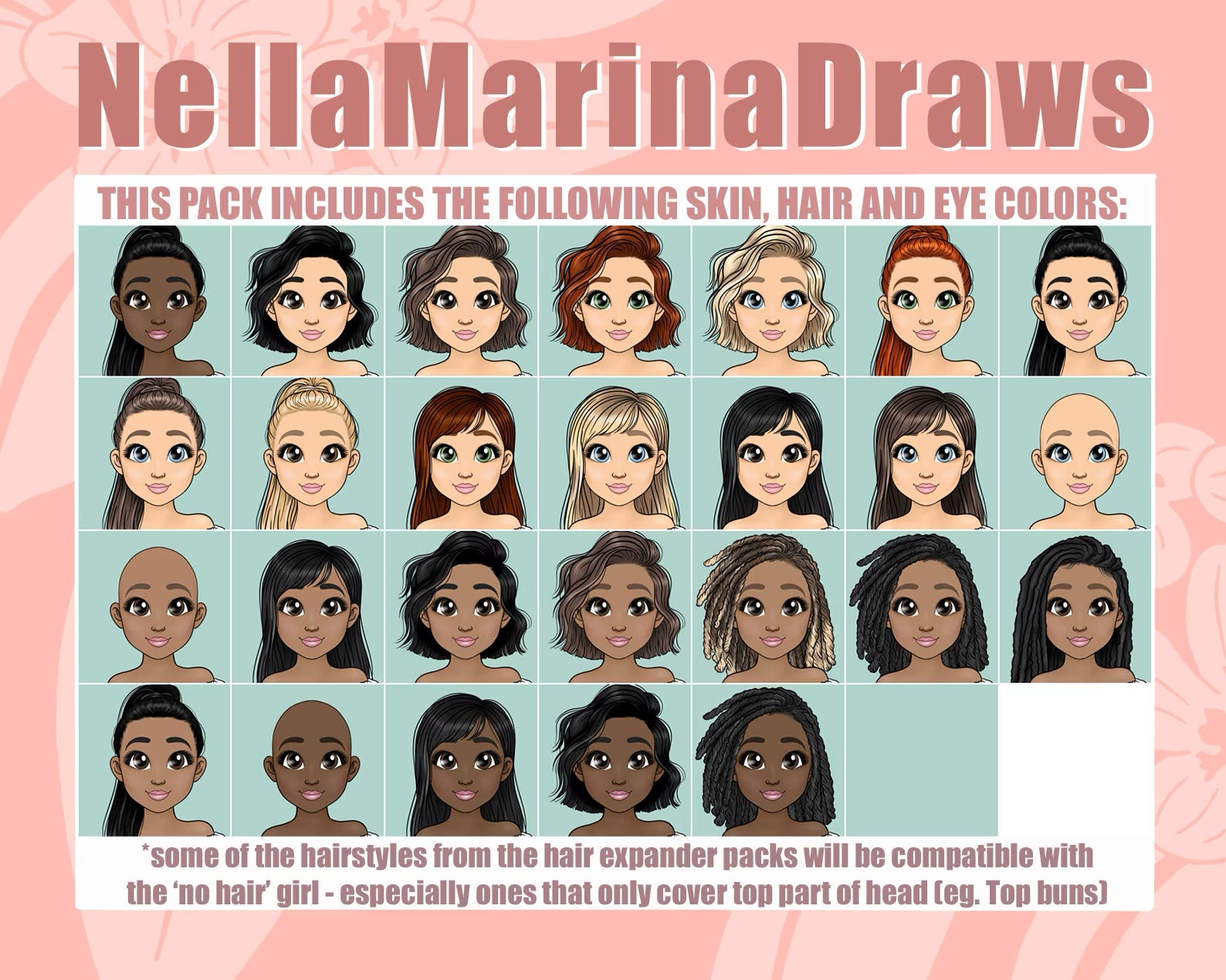 Retro Rollerblading Girl Clipart Cute Rollerskates Chibi PNG - Etsy