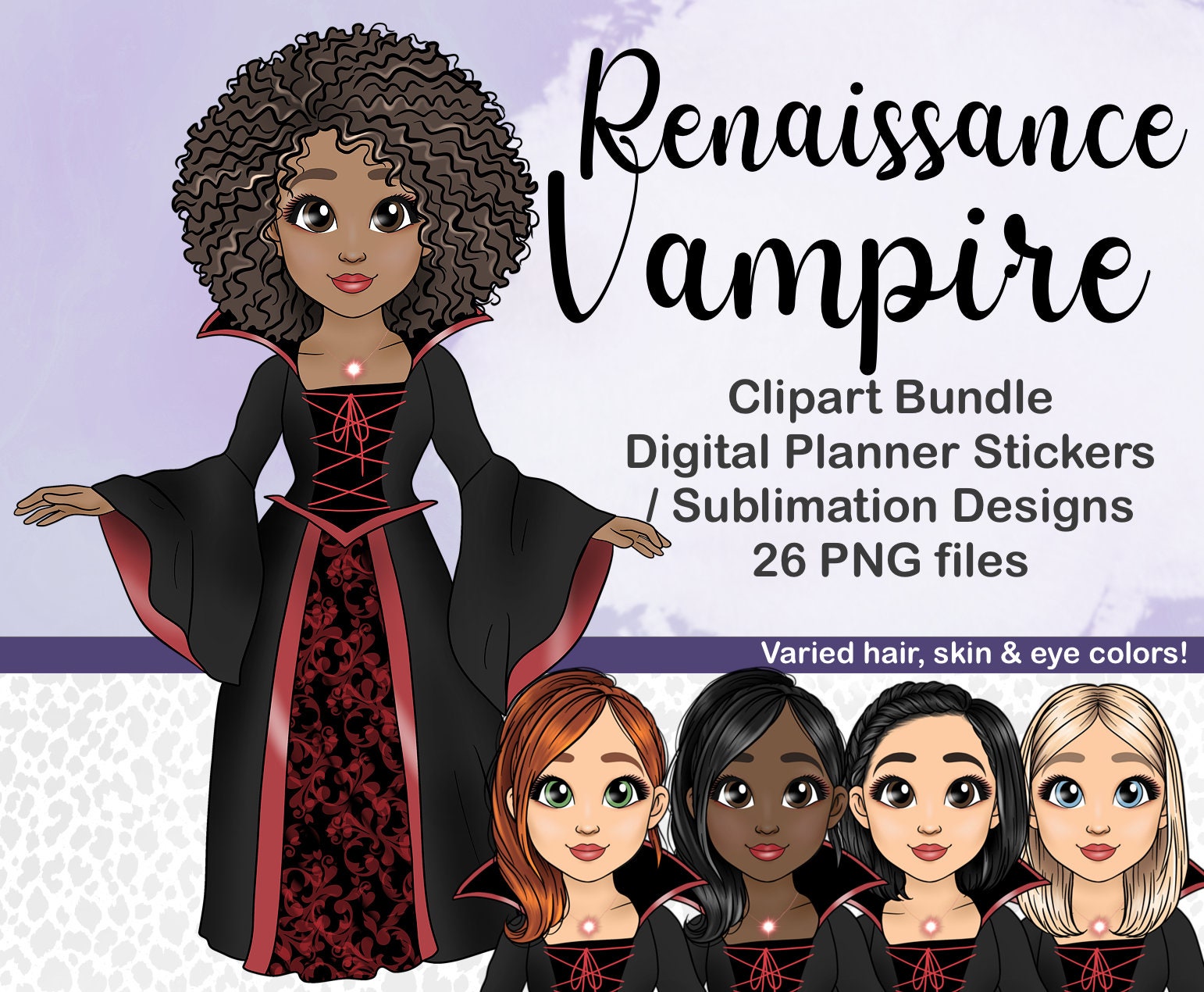 Girl Vampire Clipart
