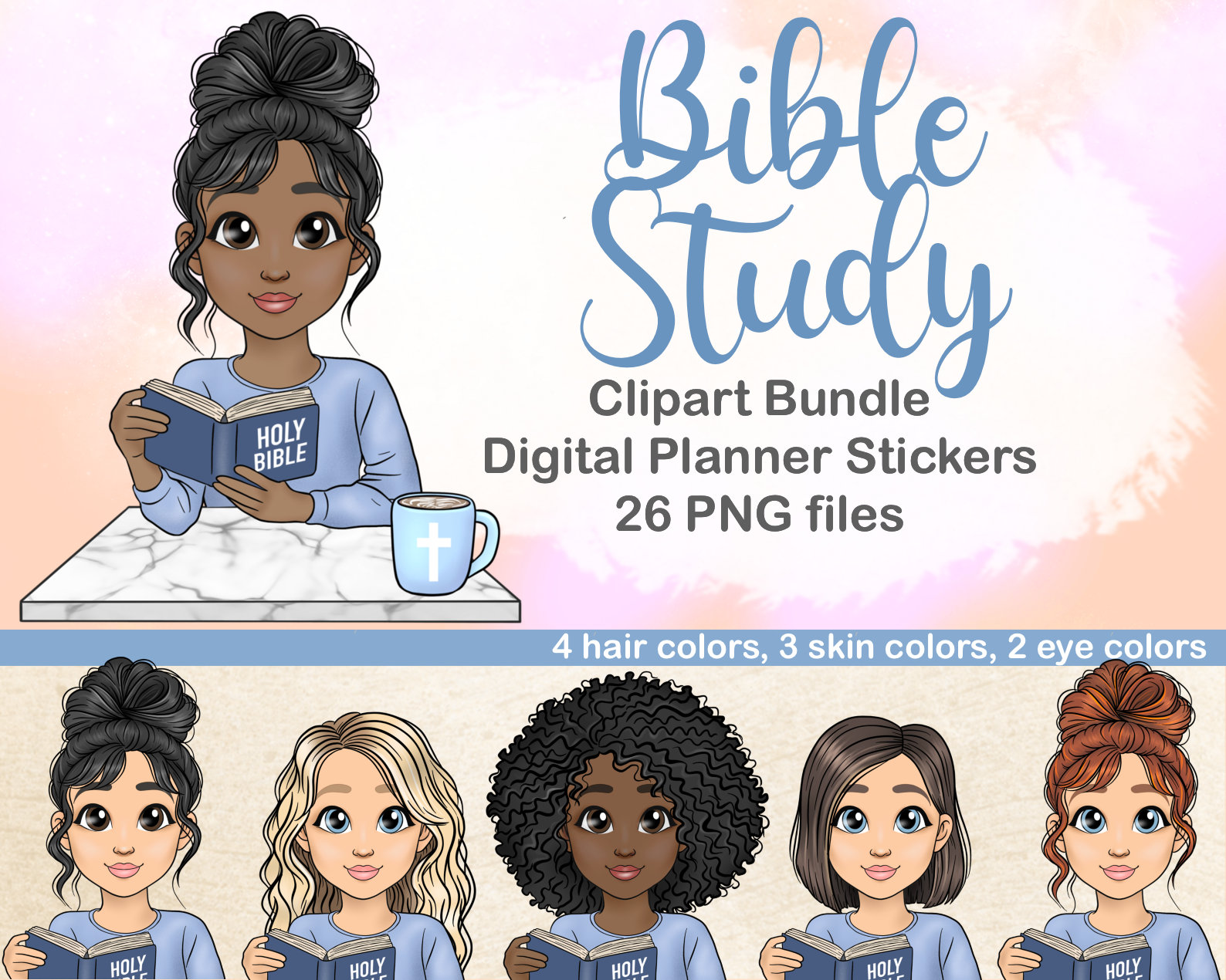 Bible Woman Clipart