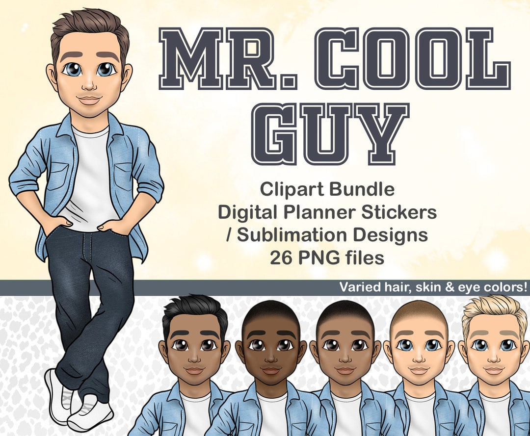 Man Clipart, Boyfriend Clipart, Boy PNG, Afro Man Clipart, Afro Couple ...