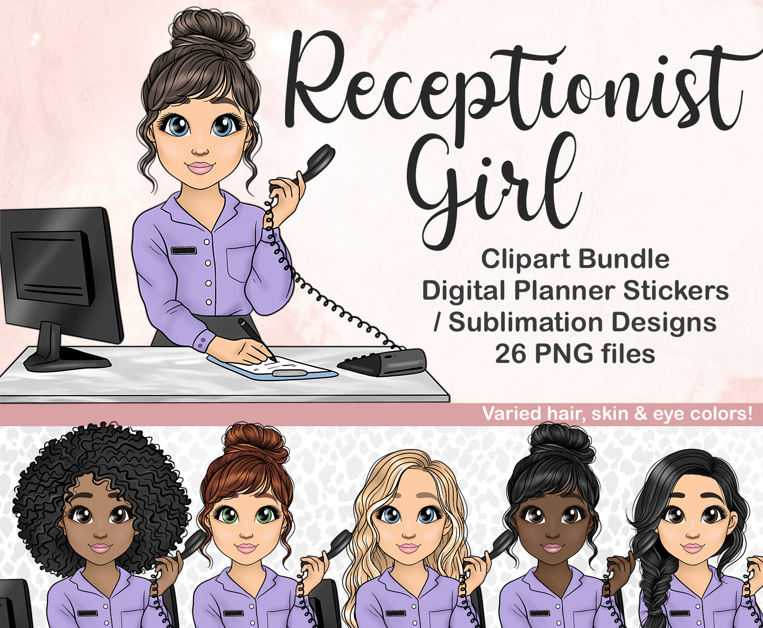 Doctor Receptionist Clipart