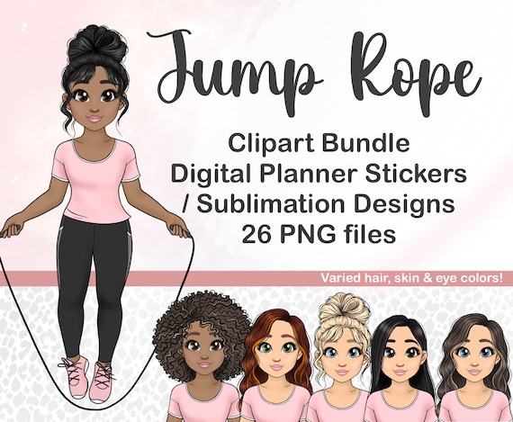 Jump Rope Exercise Clip Art