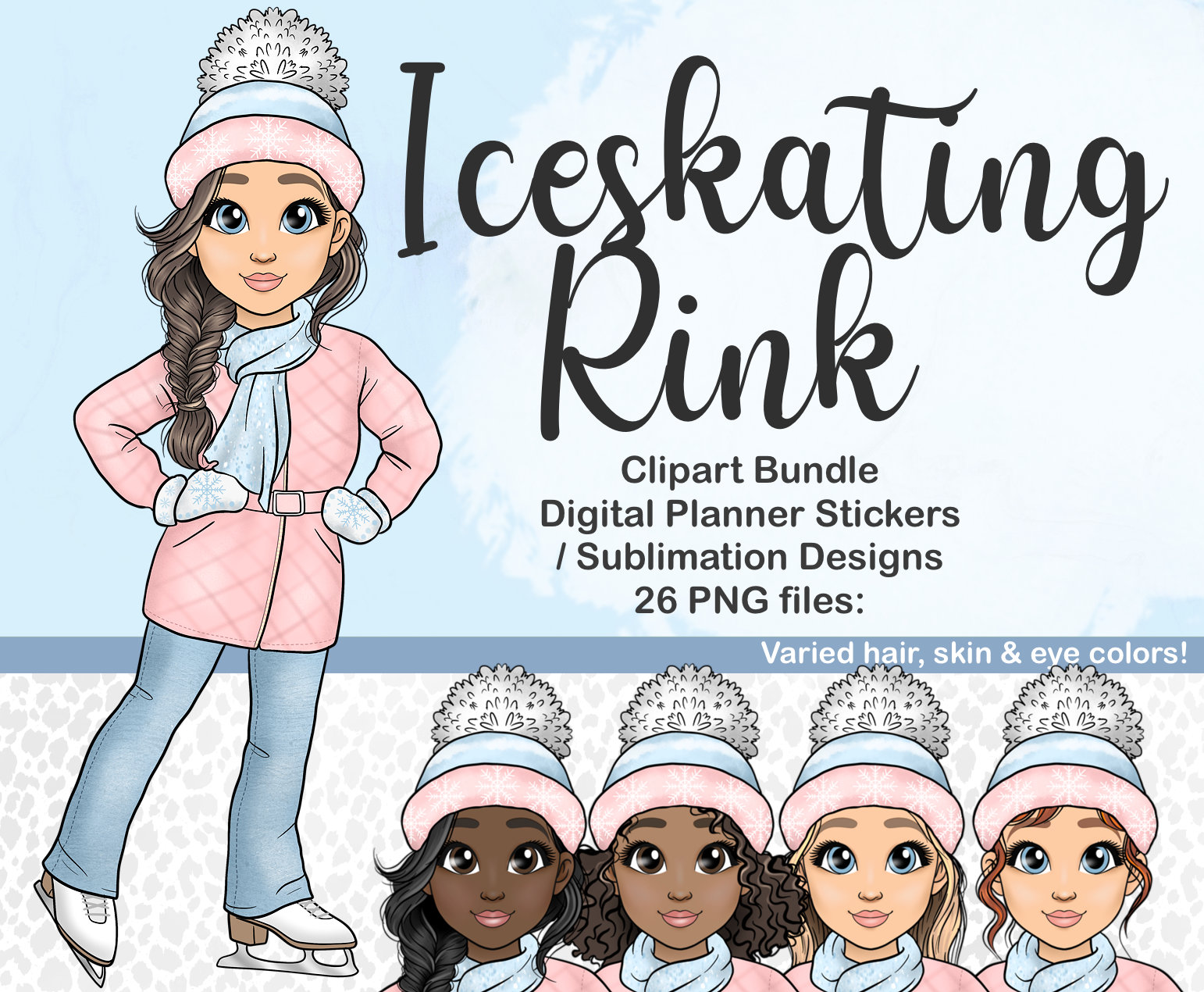 Ice Skating Rink Clip Art