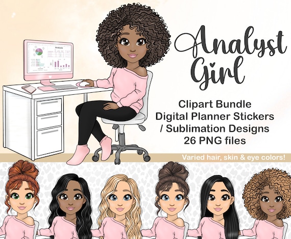 Clipart Lady At Computer