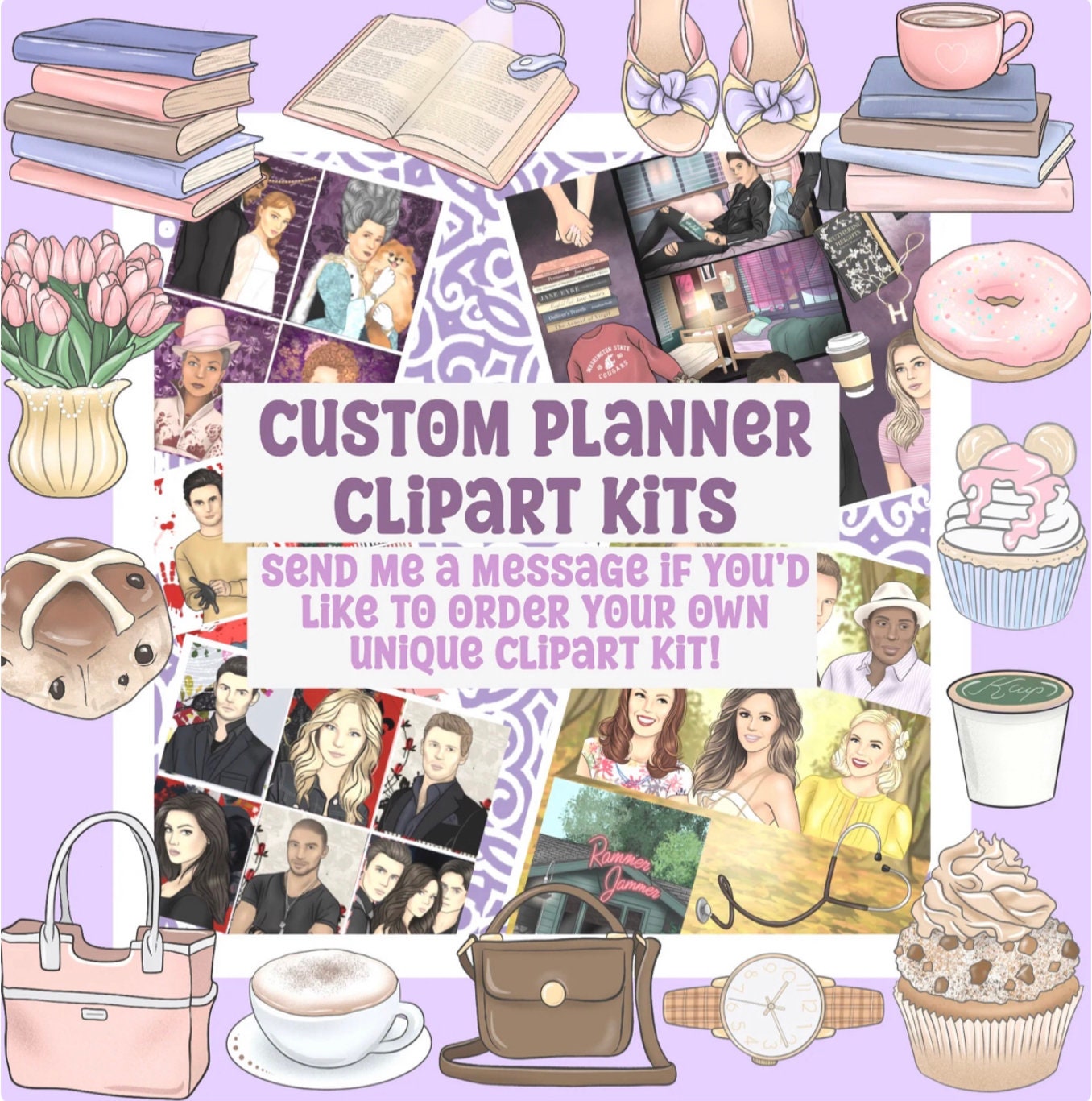 Crafting Girl Clipart / Crafty Girl PNG / Crafting Lady PNG / - Etsy