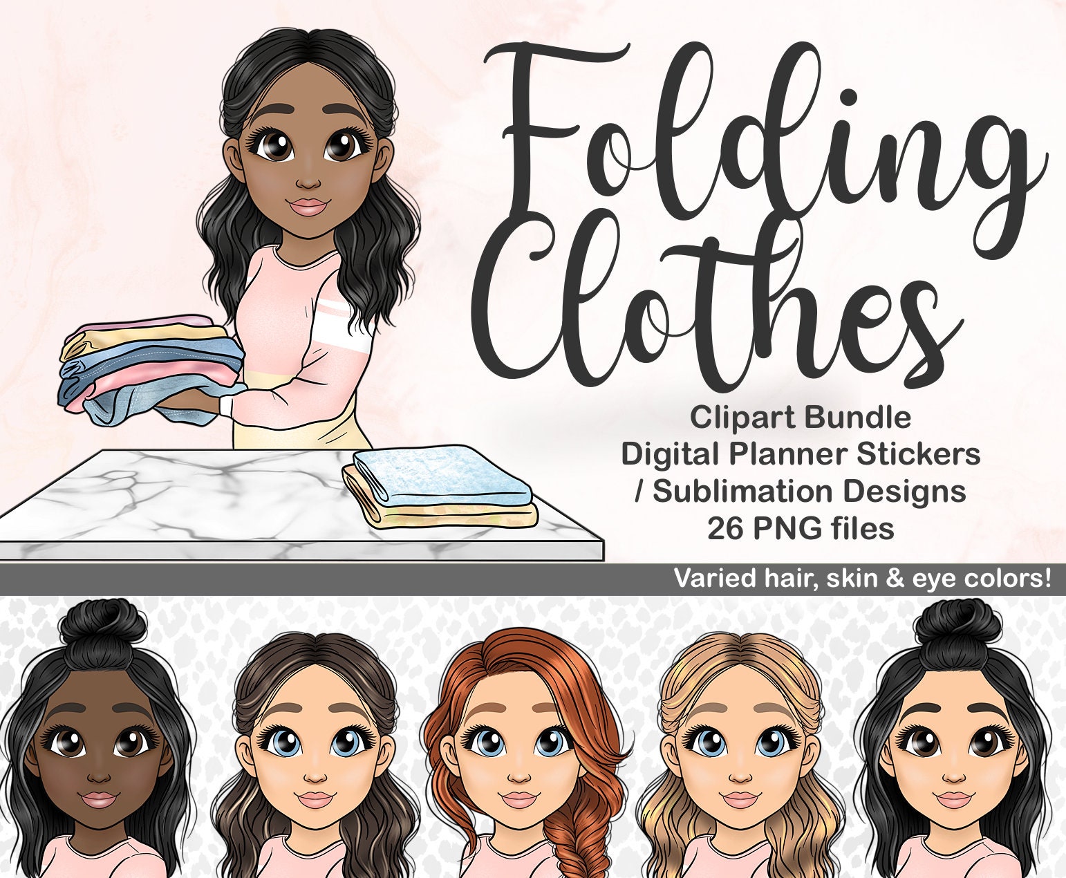 Folded Laundry Clipart