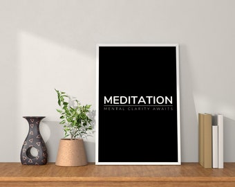 Inner Peace Quote Poster - Etsy