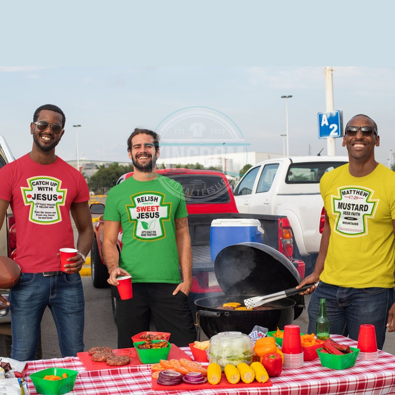 Catch up With Jesus, Christian Condiments Shirt, Unisex, Funny, Godly ...