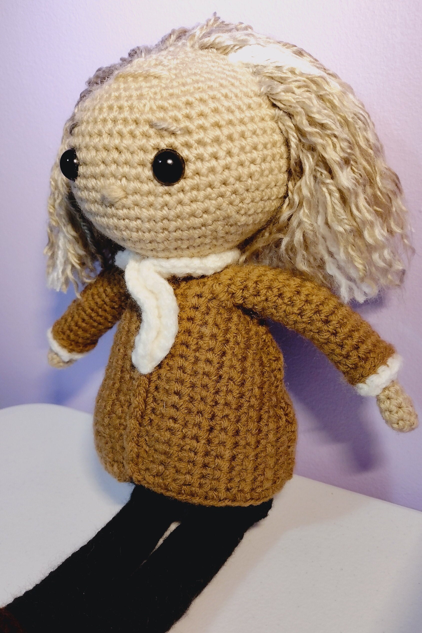 Benjamin Franklin Crochet Doll - Etsy