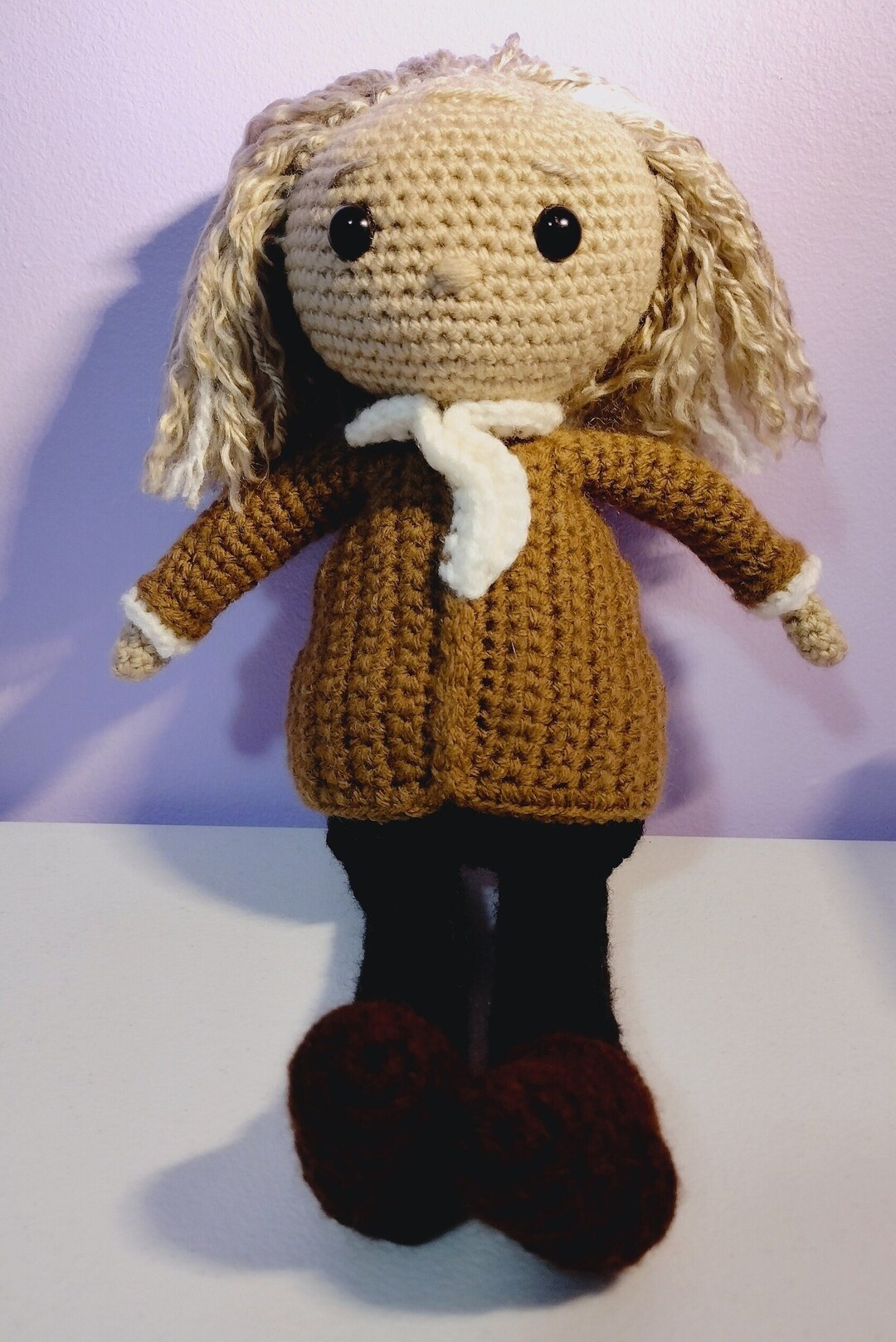 Benjamin Franklin Crochet Doll - Etsy