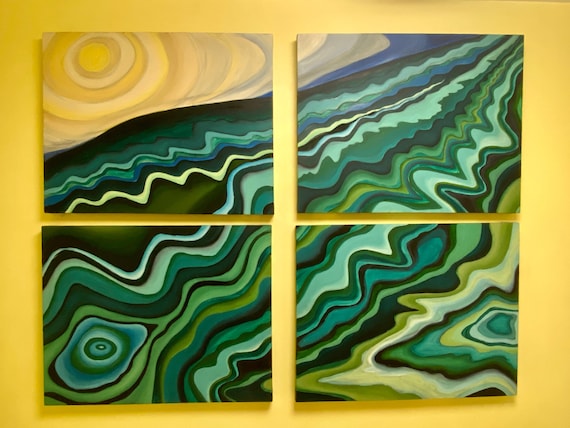 Four Panel Painting