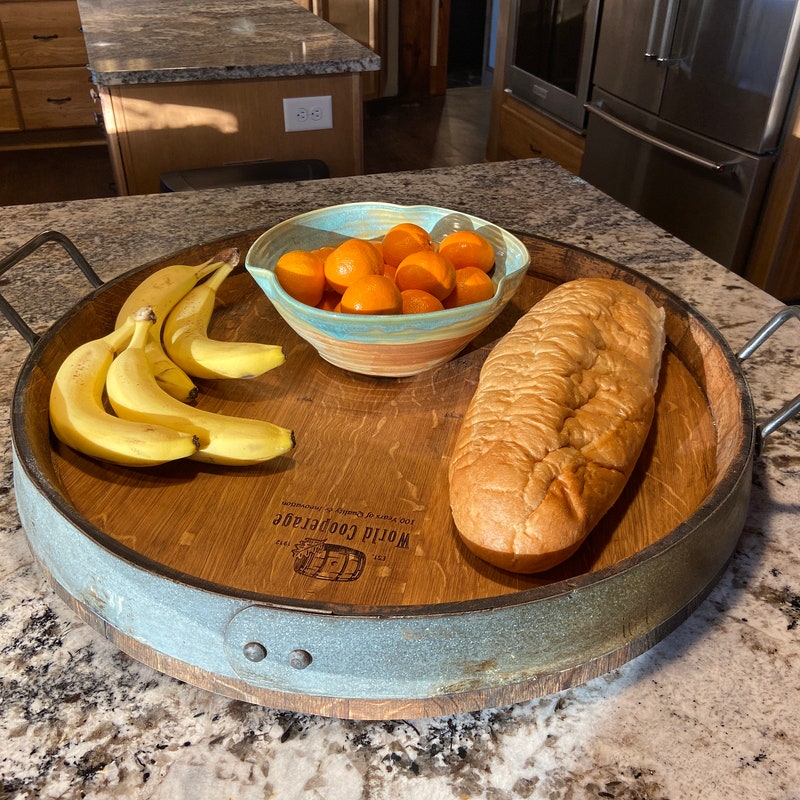 Wine Barrel Tray - Etsy