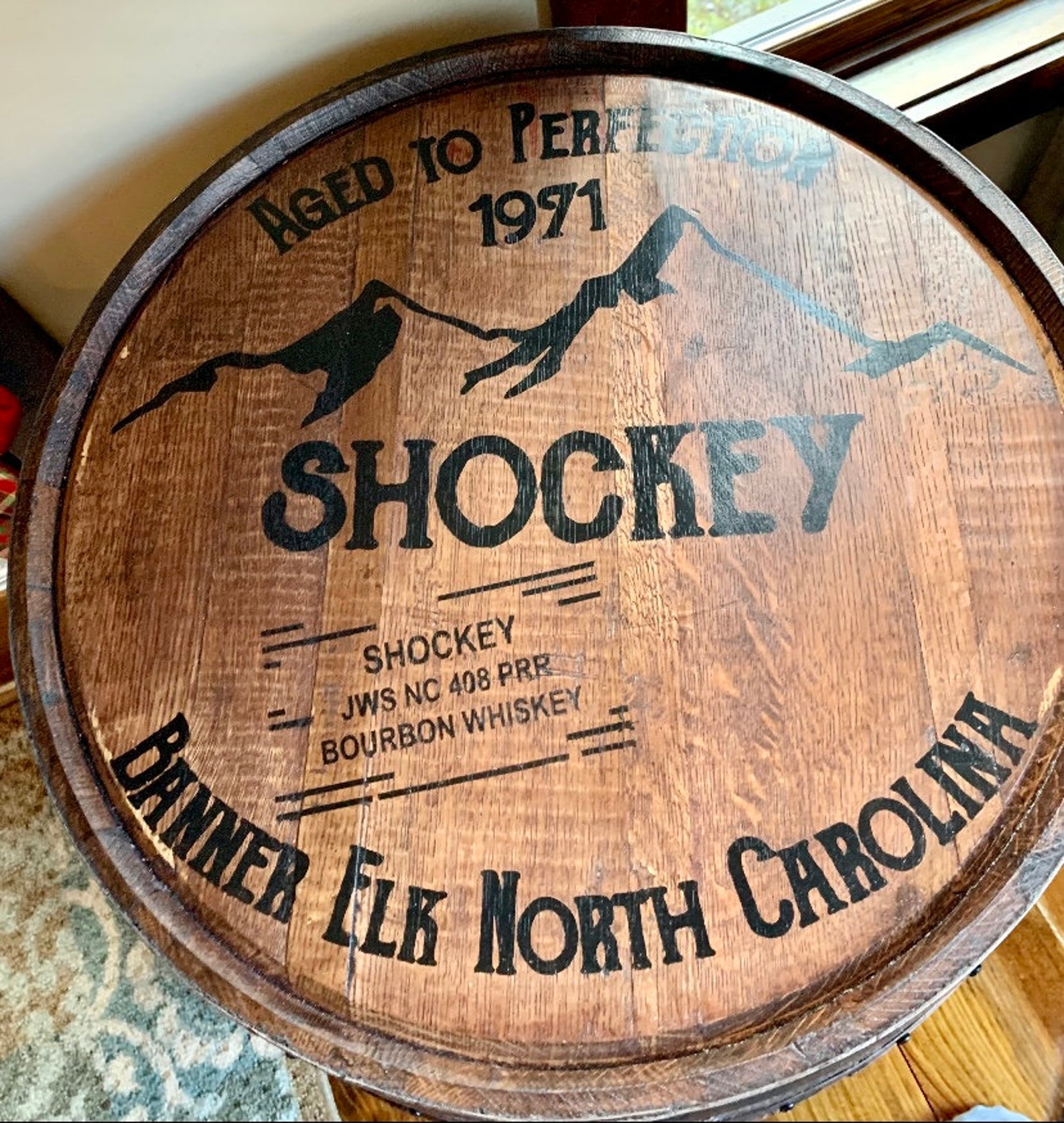 Barrel Cabinet Reclaimed Whiskey Bourbon Barrel Rustic and - Etsy