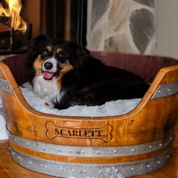 Rustic Dog Bed - Etsy