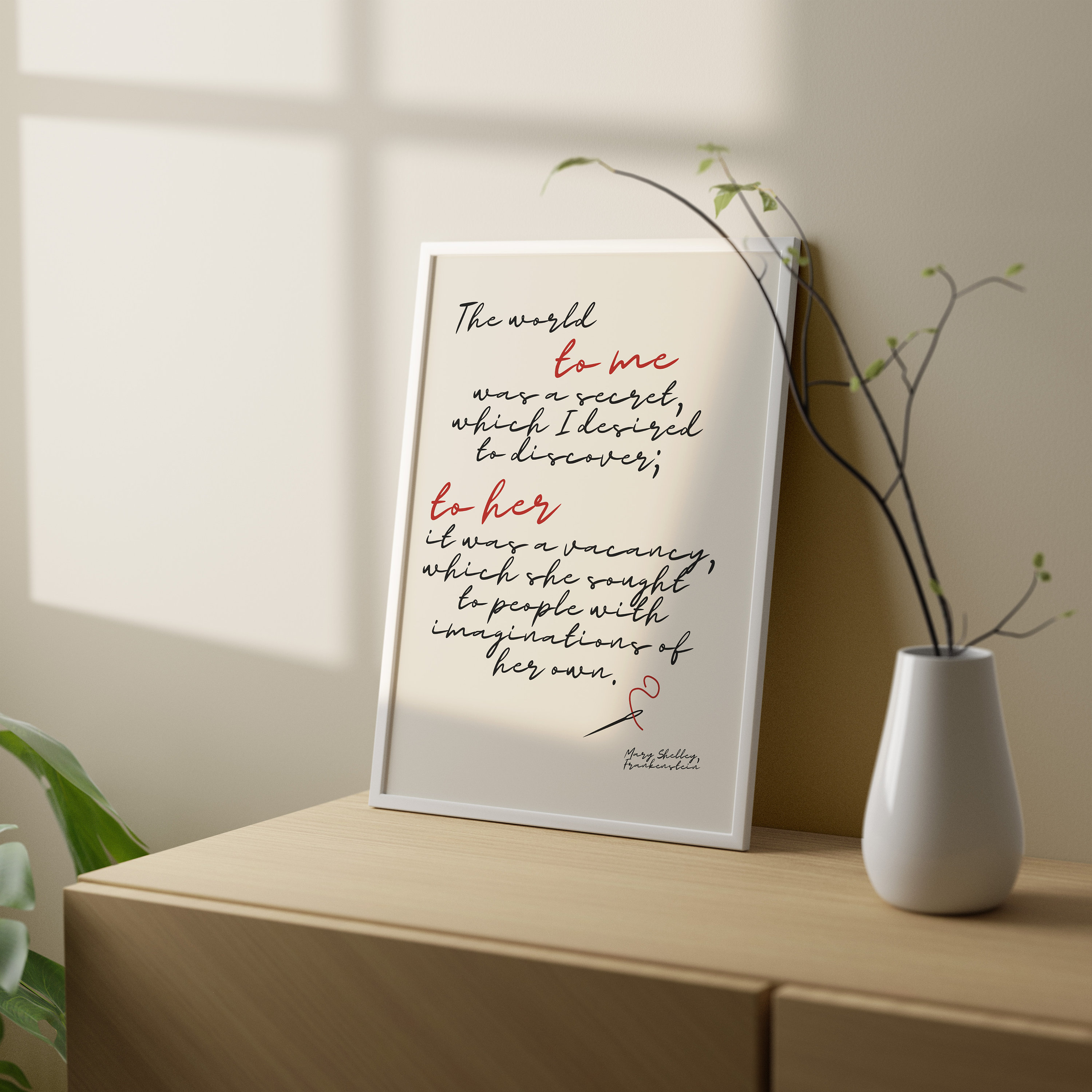 Frankenstein Book Print, Book Page Art Print, Mary Shelley Book Wall ...