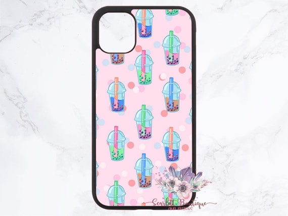Boba Bubble Milk Tea Phone Case | Etsy