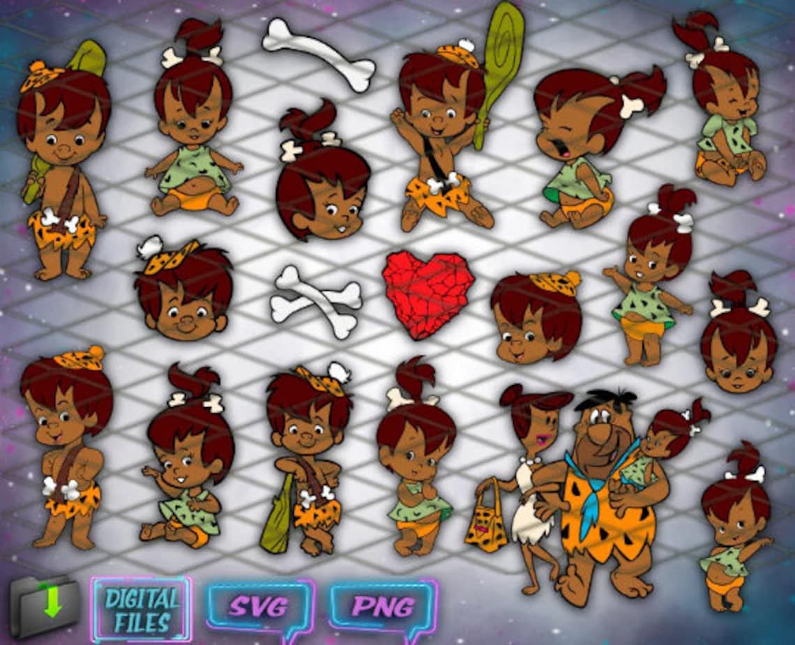 African American Svg Png\african Bam Bam Svg\african Pebbles Svg\png ...