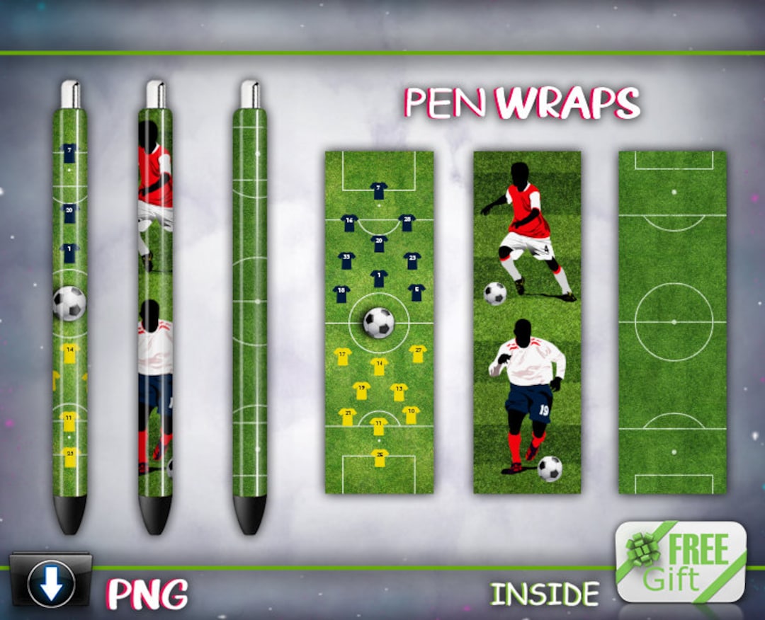 Soccer Pen Wrap Png\sport Pen Wraps Png\football Pen Wraps\pen Wraps ...