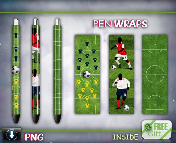 Soccer Pen Wrap Pngsport Pen Wraps Pngfootball Pen Wrapspen - Etsy
