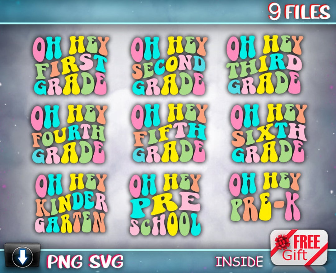 Oh Hey School Svg\ Back to School SVG PNG\ Hello School Svg Bundle ...