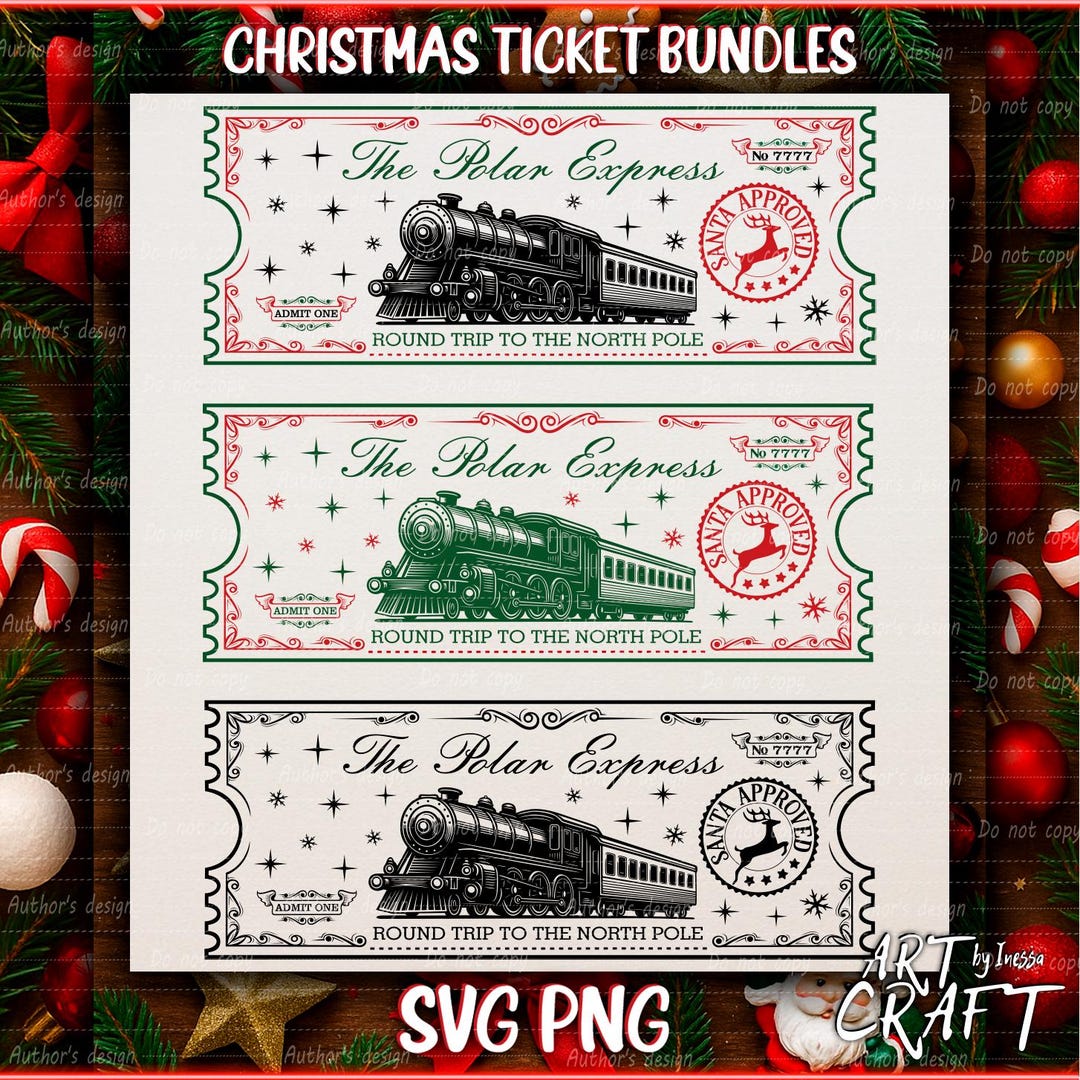 Polar Express Svg Png Bundle. Believe Christmas Svg. North Pole Svg ...
