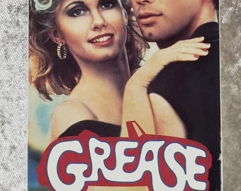 Grease // Vintage 1977 Movie // 1990 VHS // John Travolta, Olivia ...