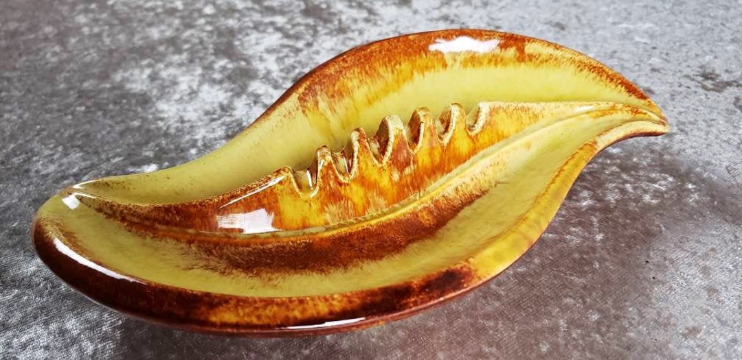Vintage 60s House of Gregory Ceramic Glazed Pottery Dish or Ashtray - Etsy