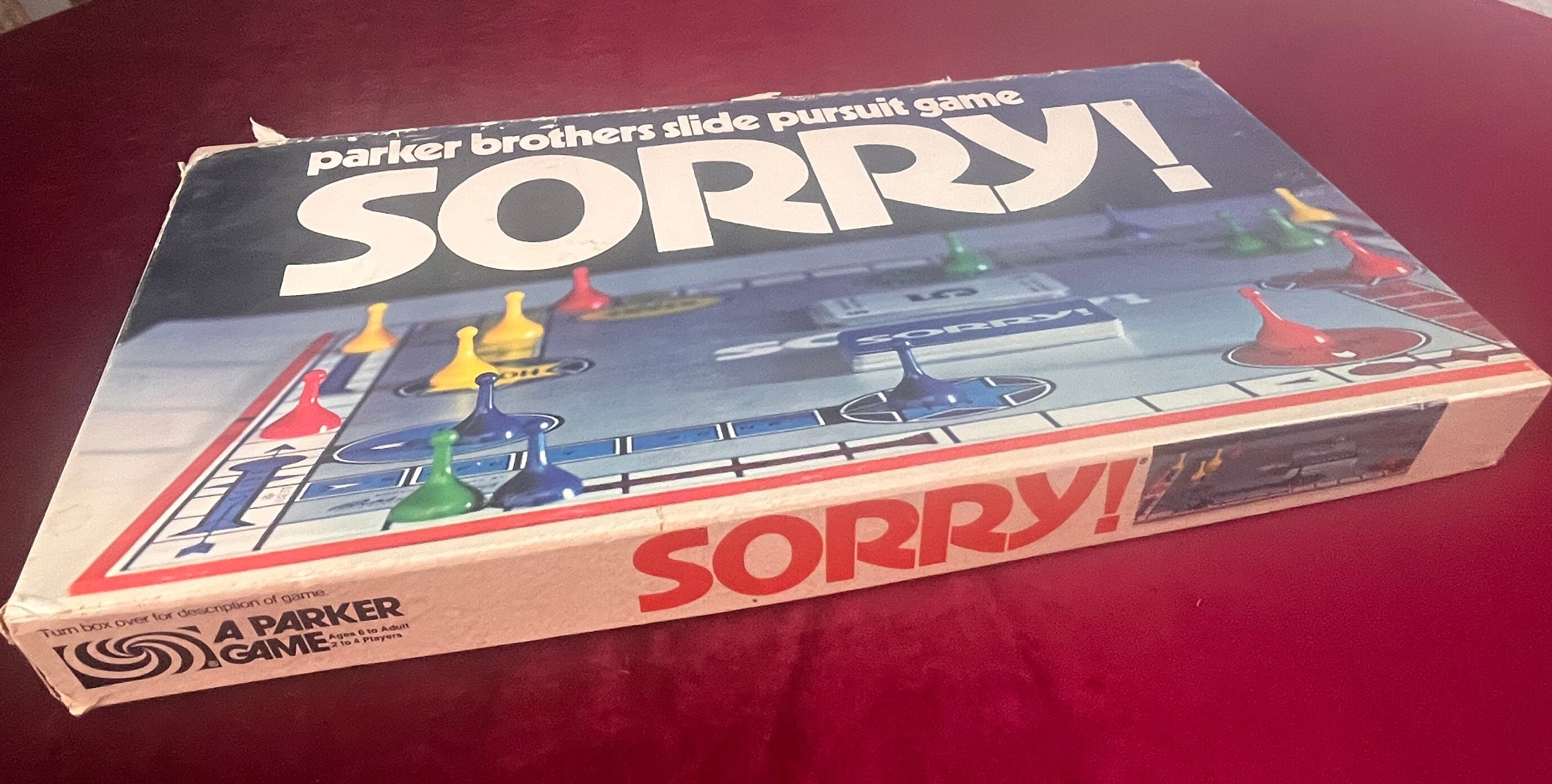 Vintage sorry Board Game From 1972 - Etsy