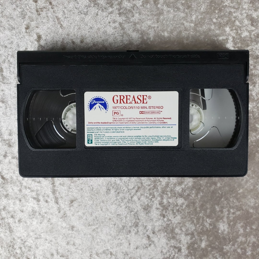 Grease Movie VHS - Etsy