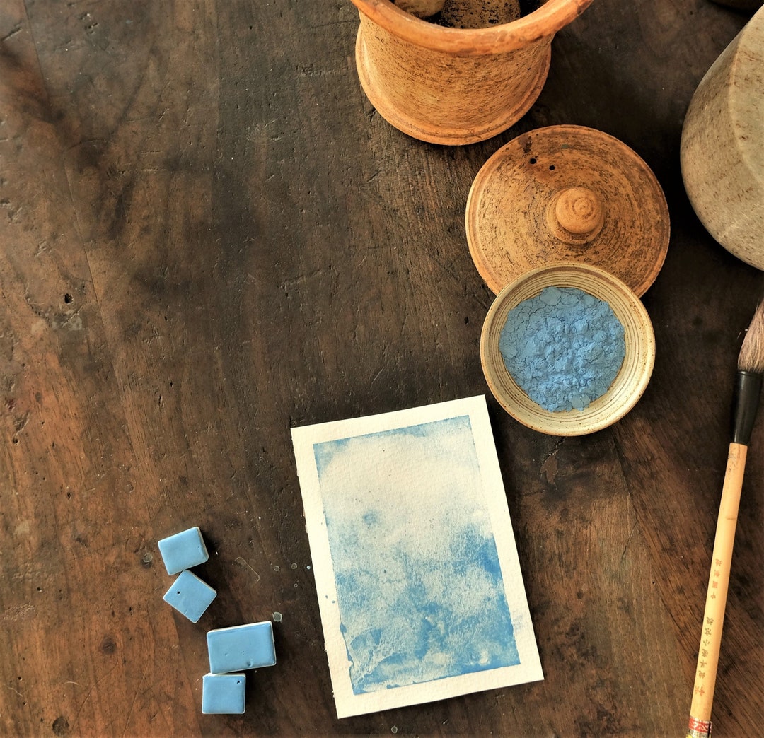 Ancient Egyptian Blue PB31 - Handmade Watercolors - Pure Mineral ...