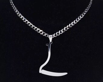 Scythe Necklace | Etsy