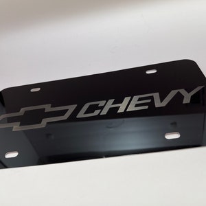 Chevy Vanity Decorative License Plate .045 Mm Thickness - Etsy