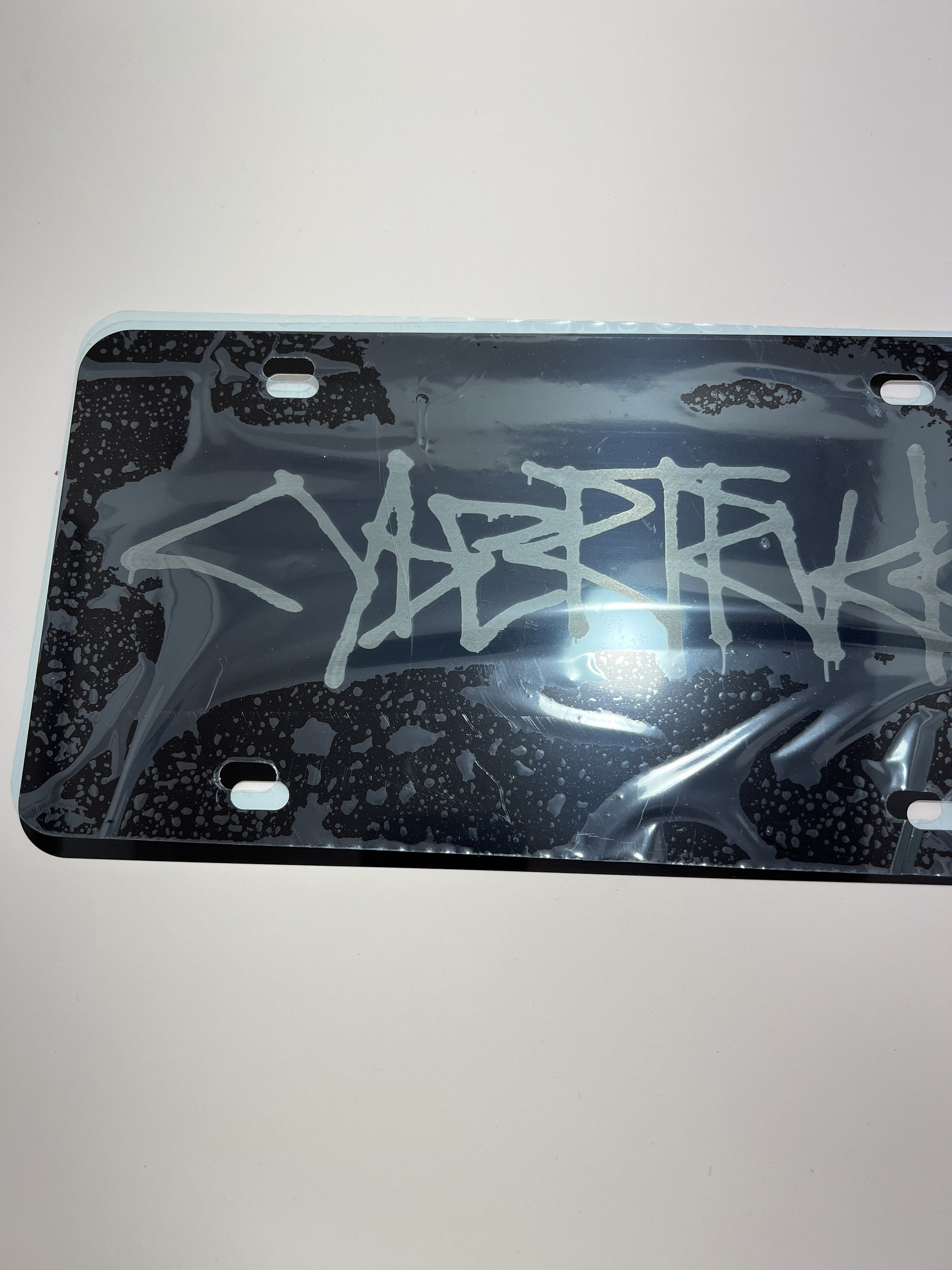 Cybertruck Graffiti Vanity Decorative License Plate .065 Thickness - Etsy
