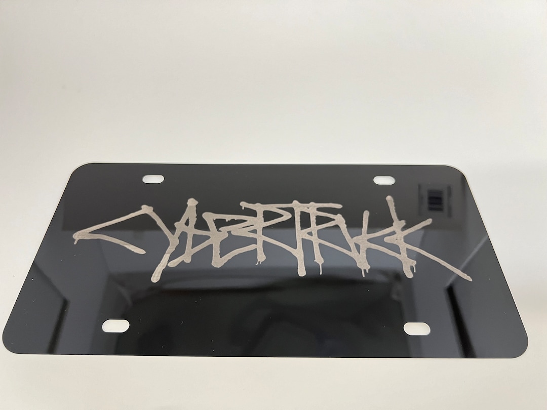 Cybertruck Graffiti Vanity Decorative License Plate .065 Thickness - Etsy